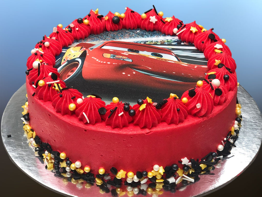 Lightning Mcqueen Cake