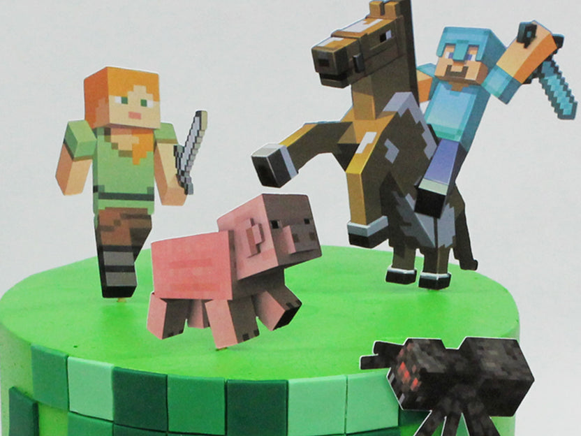 Minecraft Character Cake – The Cake People