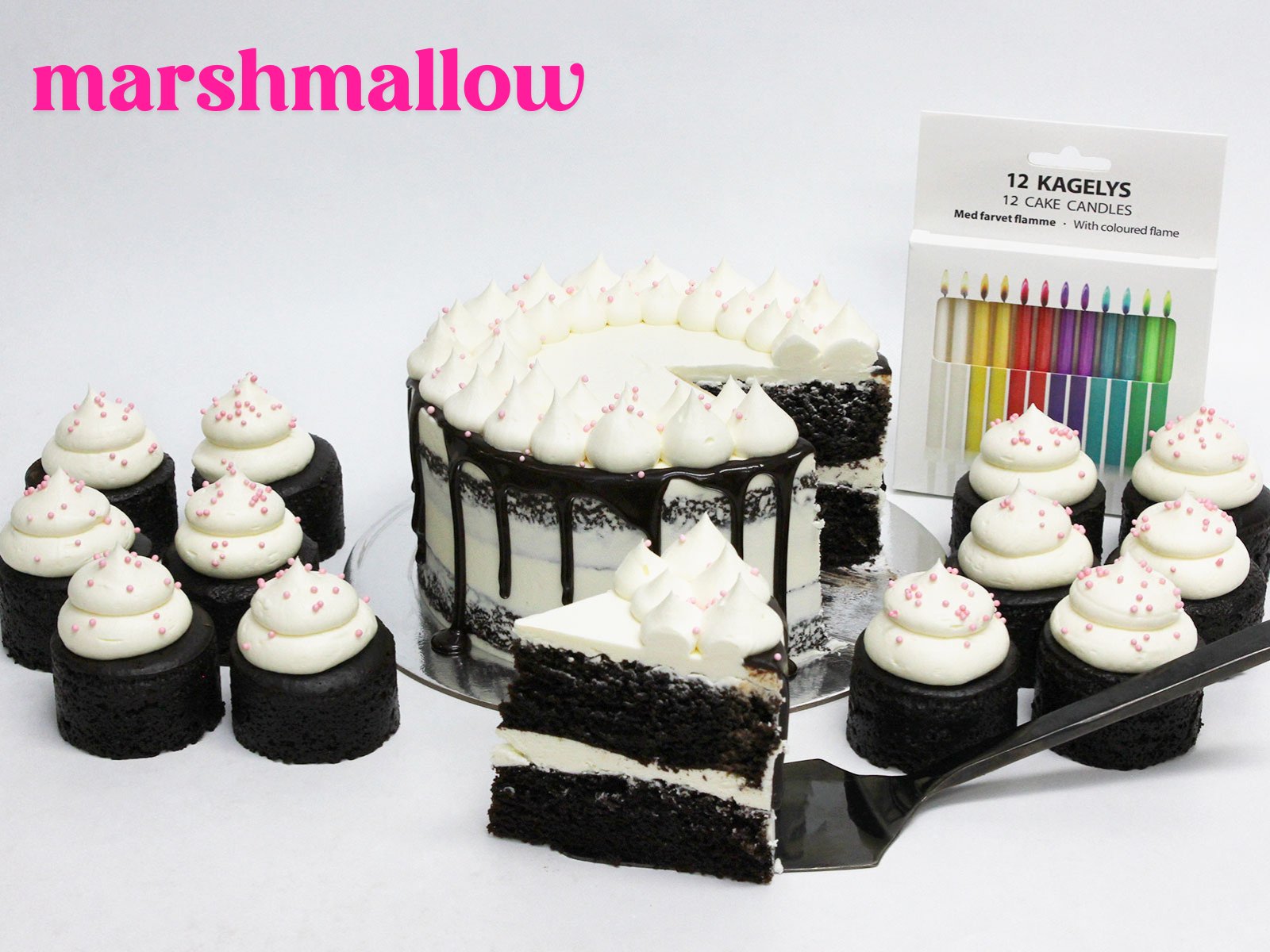 Celebration Essentials Pack | Cake, Mini Cakes & Candles – The Cake People