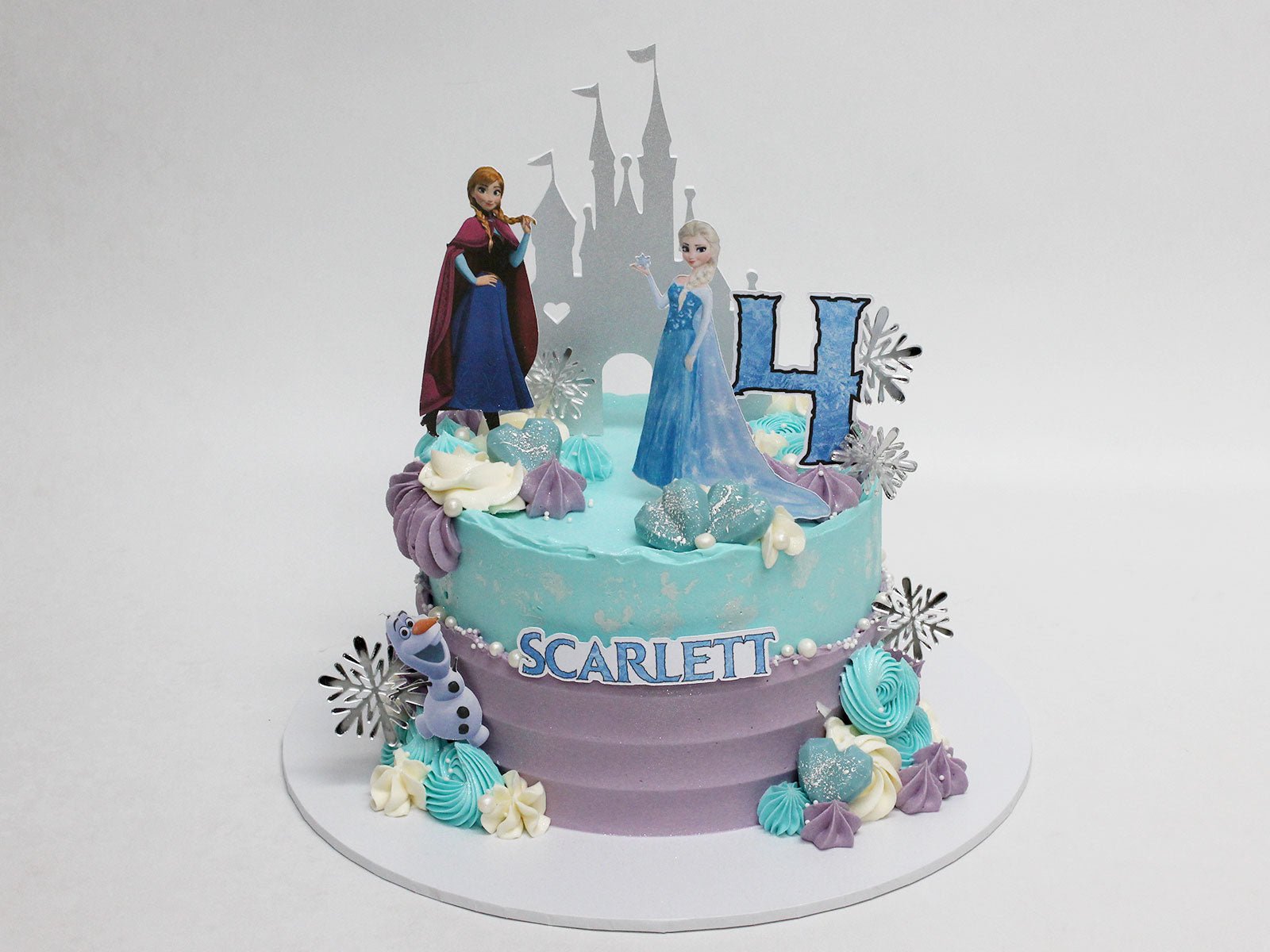 Elsa & Anna Frozen Character Cake – The Cake People