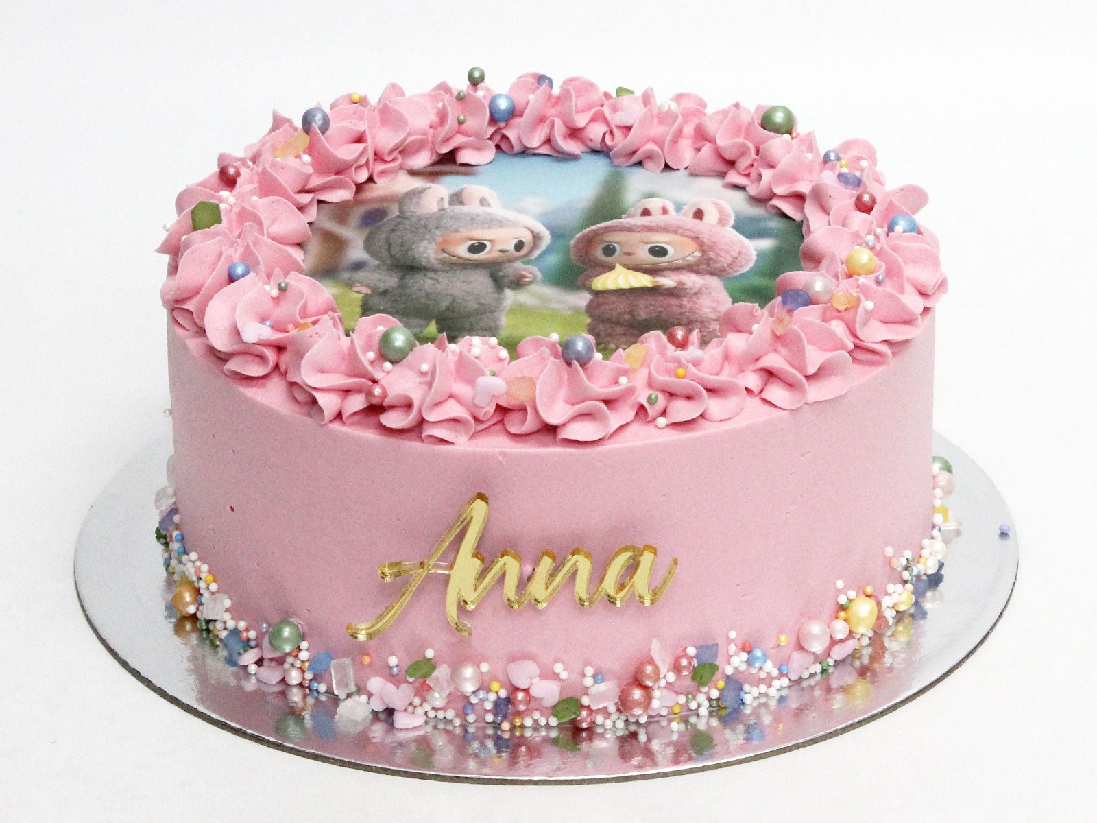 LABUBU Edible Image Cake for Birthdays and Themed Parties – The Cake People