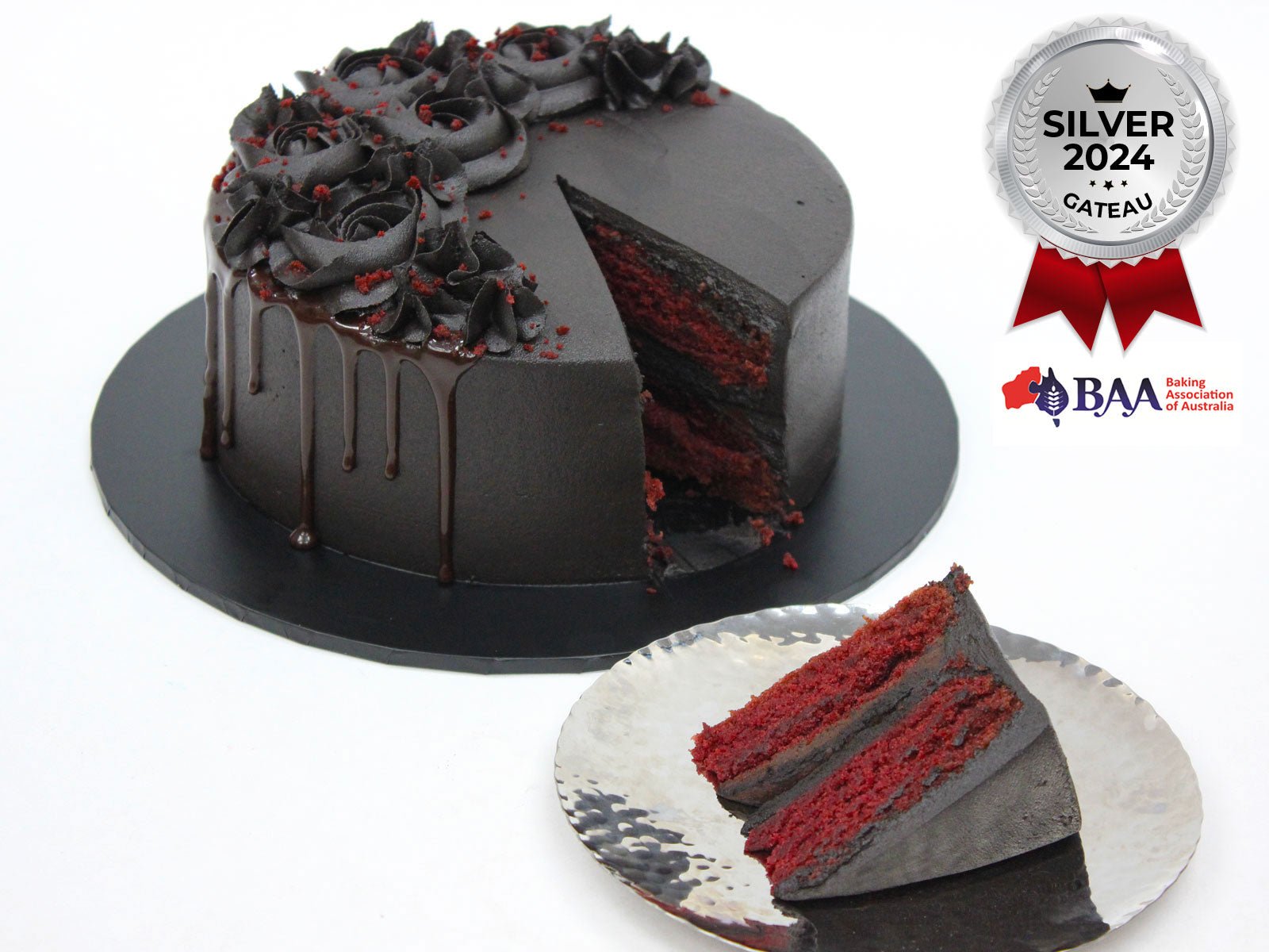 Midnight Red Velvet Signature Celebration Cake – The Cake People