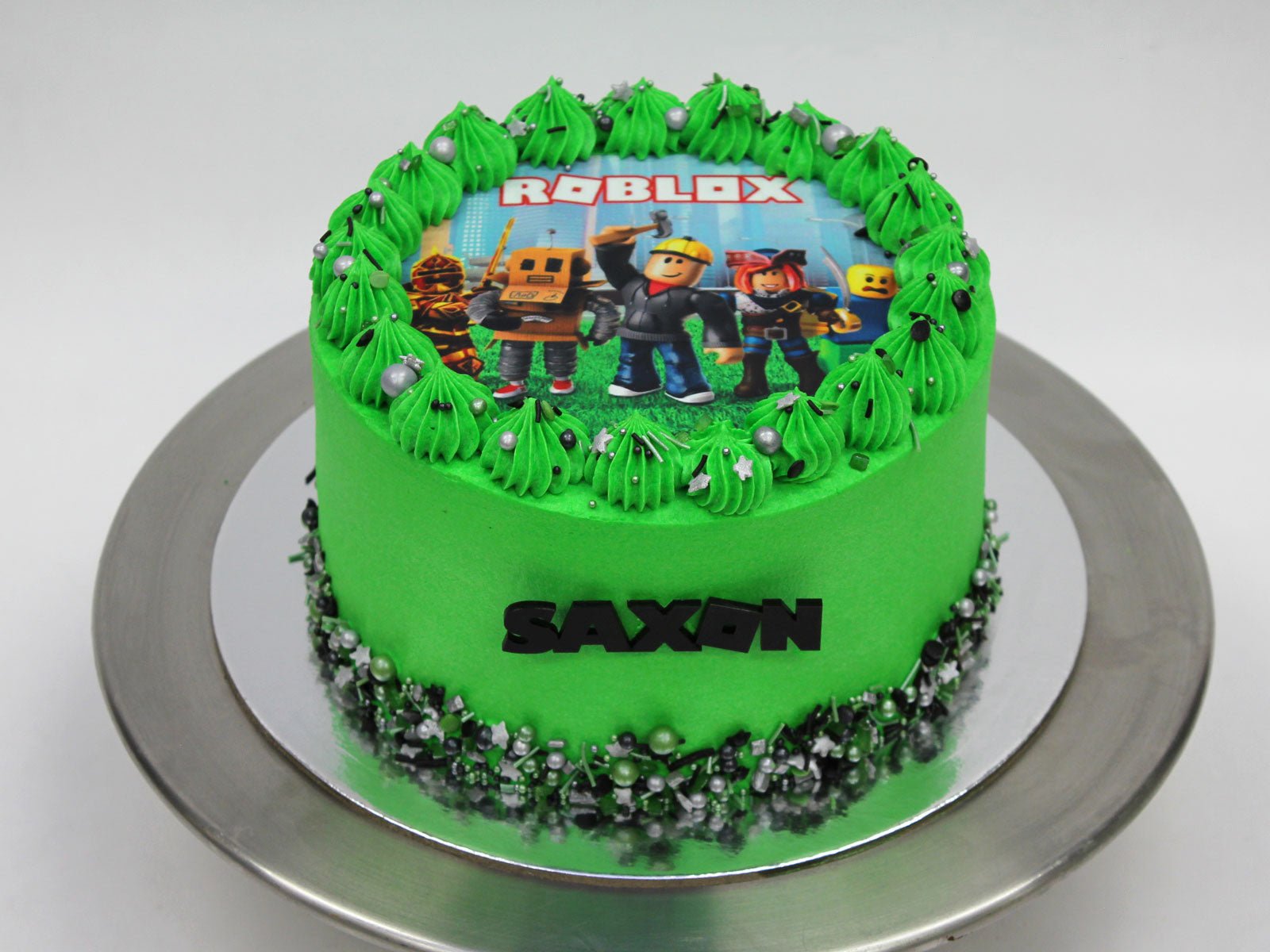 Roblox Themed Edible Image Cake – The Cake People