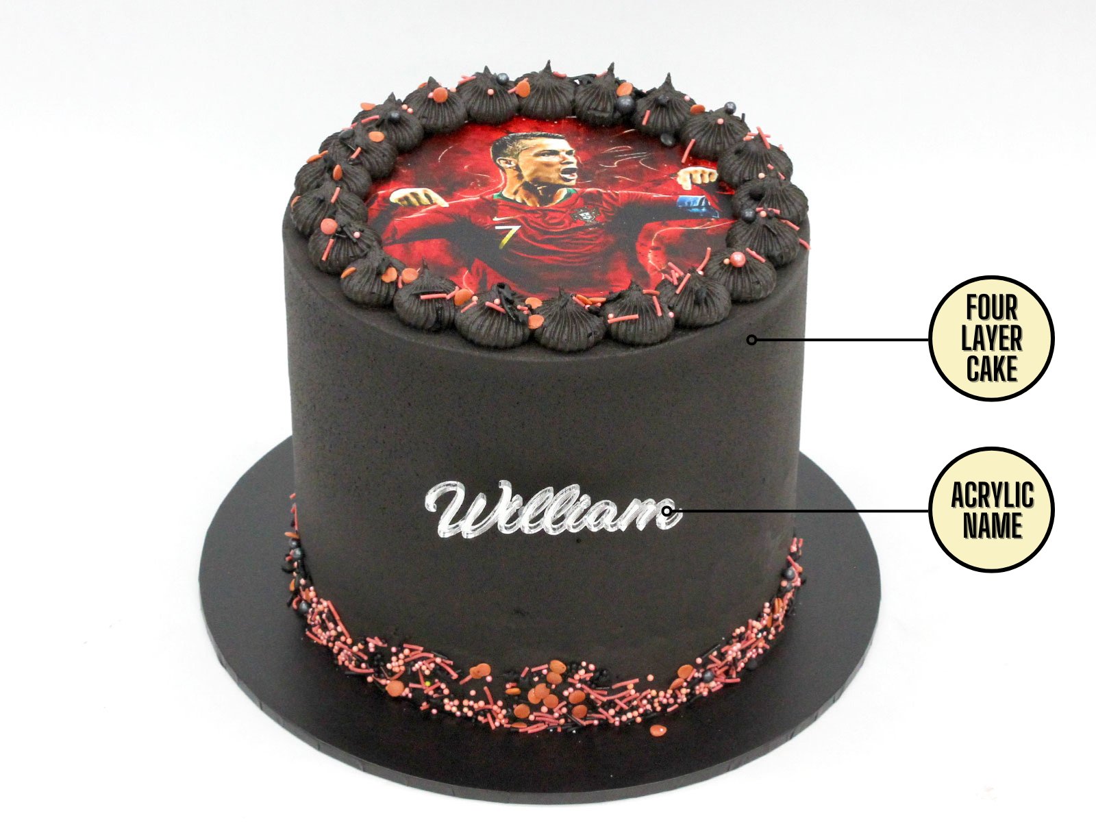 Ronaldo Image Cake – The Cake People