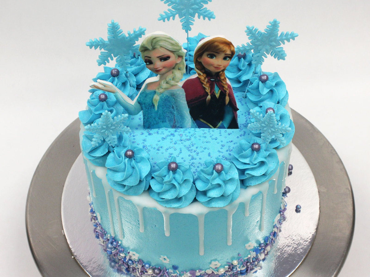 Frozen Anna Happy Birthday Cake