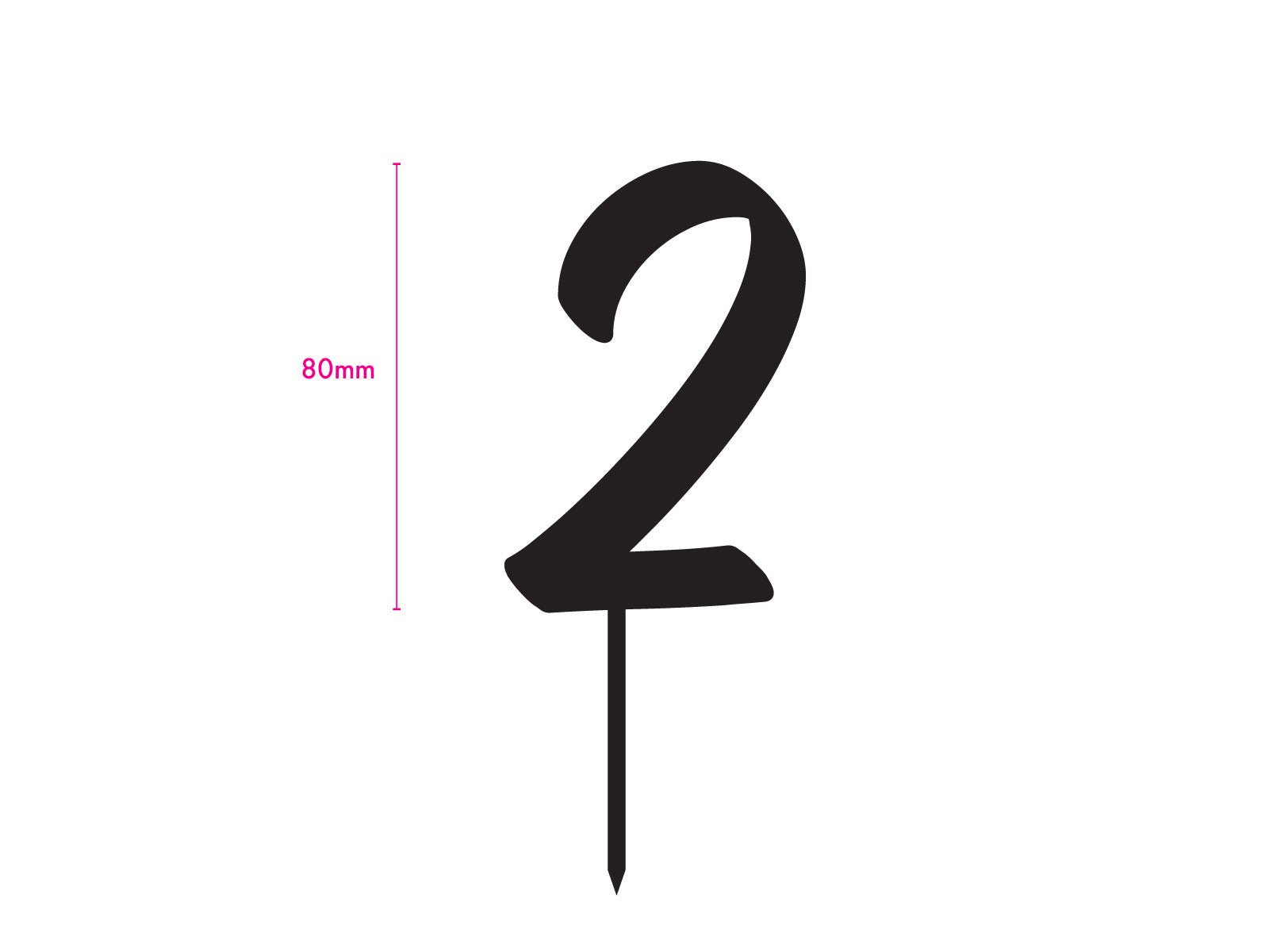 Acrylic Topper Number 1 to 10 – The Cake People