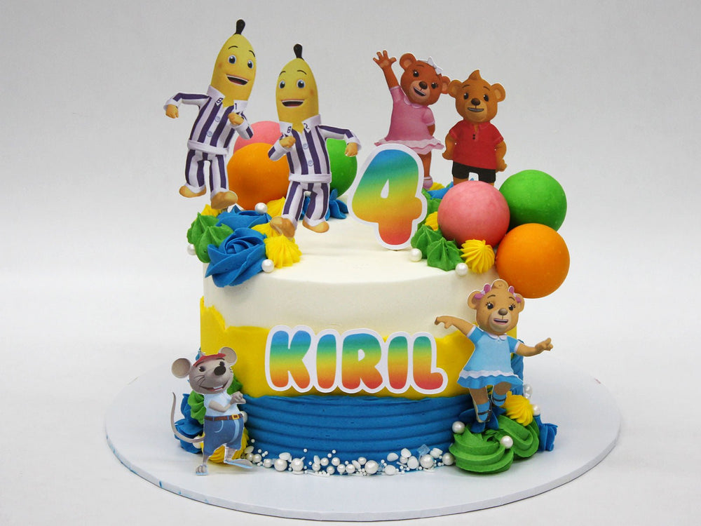 Bananas in Pyjamas Character Cake – The Cake People