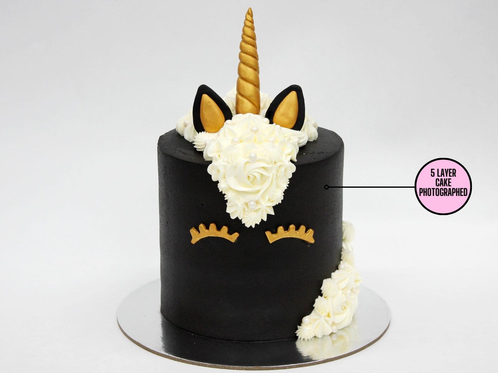 Custom Unicorn 3D Themed Birthday Cake – The Cake People