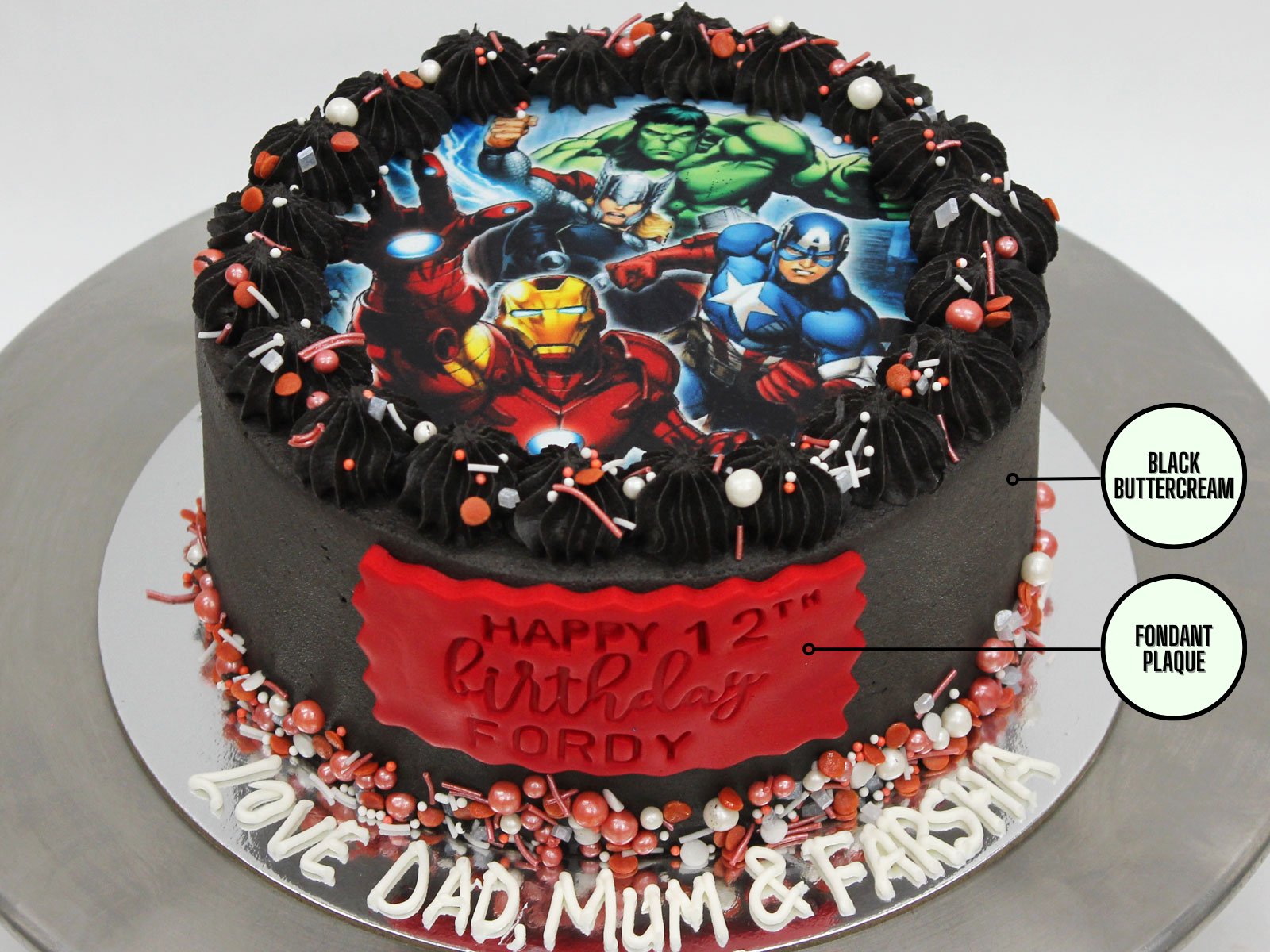 Marvel Avengers Cake – The Cake People