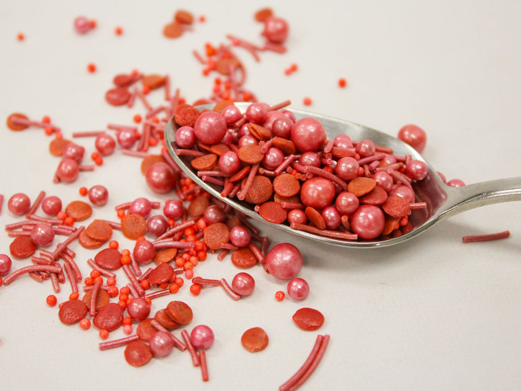 Red Mixed Sprinkles 50g – The Cake People